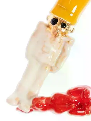 Marni Gold-tone Nutcracker Charm - Neutrals