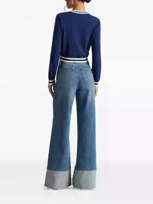 Alice + Olivia Appliqué Lettering Sweater
