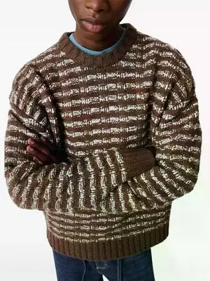 Axel Arigato Sonar Striped Wool Blend Sweater