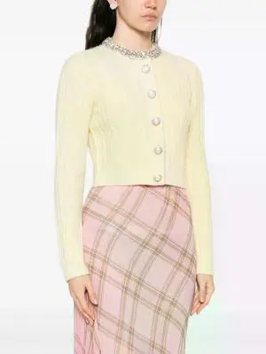 SELF-PORTRAIT Embellished Button-up Cardigan