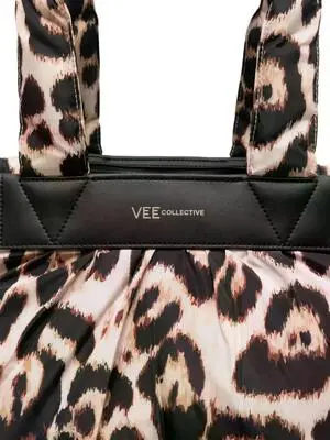 VEECOLLECTIVE Leopard Print Tote Bag