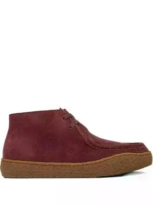 Camper Peu Terreno Suede Lace-up Boots - Red