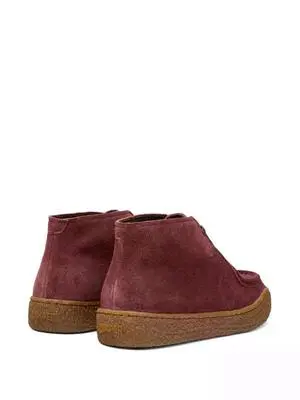 Camper Peu Terreno Suede Lace-up Boots - Red