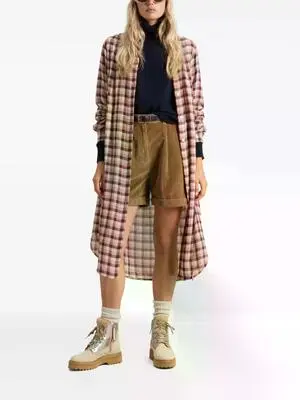 Woolrich Checked Flannel Shirt Midi Dress