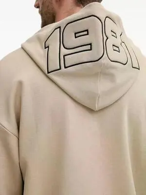 Guess 1981 Logo Hoodie - Neutrals