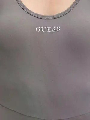 Guess Logo Embellished Jumpsuit