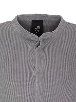 THOM KROM Ribbed Button-front Top