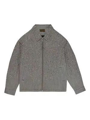 BIRTH OF ROYAL CHILD Embellished Zip-up Jacket - Grey