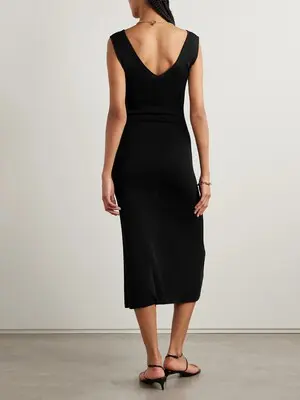 NILI LOTAN Bernice Stretch-knit Midi Dress