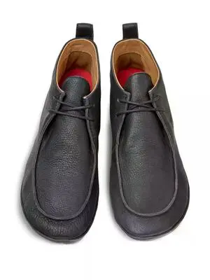 Camper Right Nina Leather Desert Boots - Black