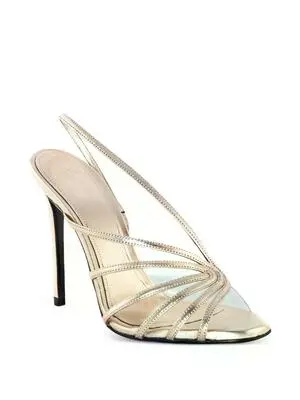 ALEVI MILANO 120mm Leather Slingback Sandals