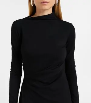 Sportmax Edile Wool And Cotton-blend Midi Dress
