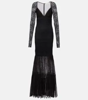 Blumarine V Neck Evening Dresses