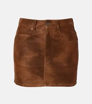 MARANT ETOILE Kimmy Miniskirt - Brown