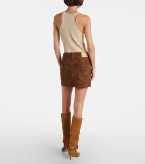 MARANT ETOILE Kimmy Miniskirt - Brown