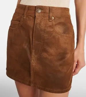 MARANT ETOILE Kimmy Miniskirt - Brown