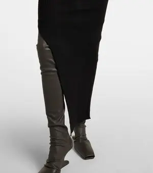 Rick Owens Athena Virgin Wool Maxi Dress