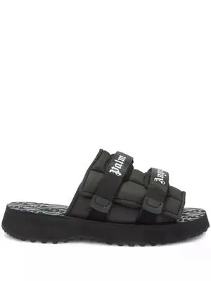 Palm Angels X Suicoke Moto-p Touch-strap Slides - Black