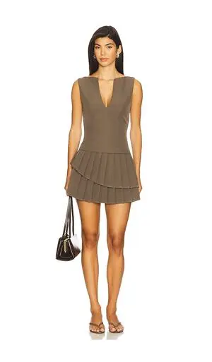Superdown Marlowe V-neck Top - Grey