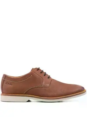 Clarks Atticus Lace-up Leather Derby Shoes - Brown