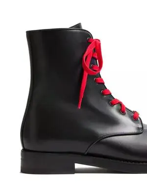 Valentino Garavani Lace-up Leather Boots