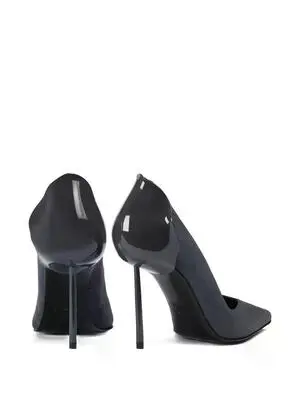 LE SILLA 100mm Petalo Suede Pumps - Grey
