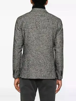 Tagliatore Double-breasted Textured Blazer