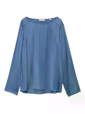 Marc O'polo Boat Neck Long Sleeve Top - Blue