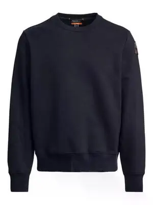 PARAJUMPERS Logo-patch Crew-neck Sweatshirt - Black