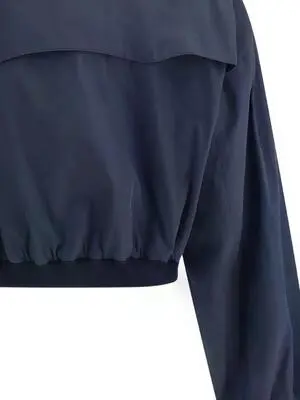 Miu Miu Embroidered Logo Zip Jacket