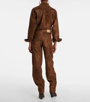 MARANT ETOILE Kelvina Straight Pants - Brown