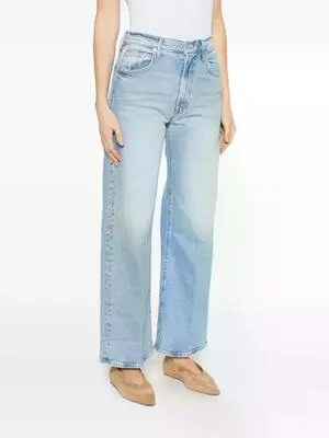 MOTHER The Lil Lasso Sneak Jeans In Light Wash