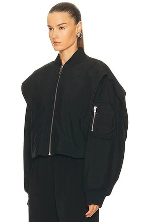 JEAN PAUL GAULTIER Hidden Hood Bomber Jacket