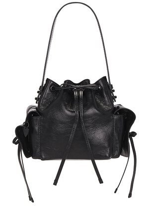 Acne Studios Multipocket Mini Bucket Lux Bag - Black