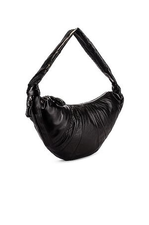 LEMAIRE Large Croissant Bag - Black