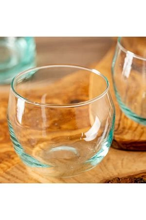 VERVE CULTURE Set Of Stemless Wine Goblets - Clear