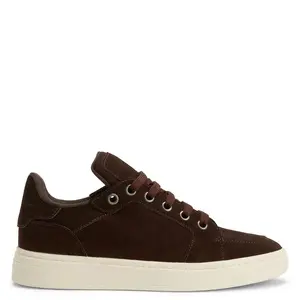 GIUSEPPE ZANOTTI Low-top Suede Lace-up Sneakers
