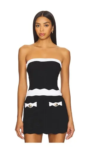 Retrofete Hart Knit Top - Black