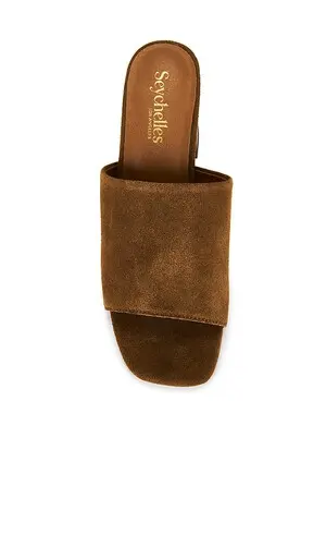 Seychelles Adapt Mule Block Heel Suede Slip-on