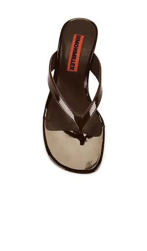 SIMONMILLER Beep Thong Sandal In . Also - Chocolate