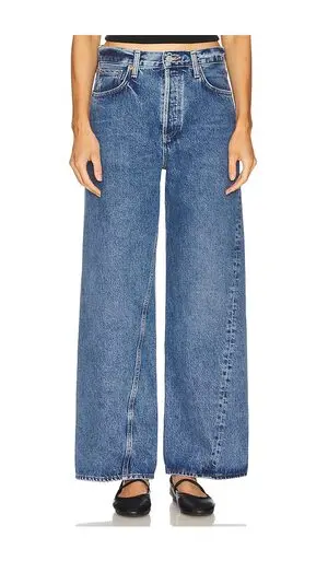 AGOLDE Twist Low Slung Baggy Jeans - Blue
