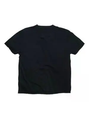 LES TIEN Chest-pocket Cotton T-shirt - Black