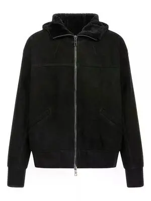 GIORGIO BRATO Hooded Leather Jacket