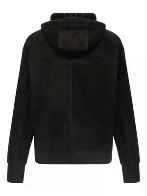 GIORGIO BRATO Hooded Leather Jacket