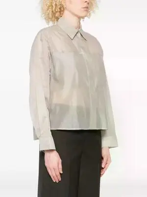 Peserico Button-fastening Cotton-silk Shirt