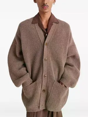 LEMAIRE V-neck Wool Cardigan