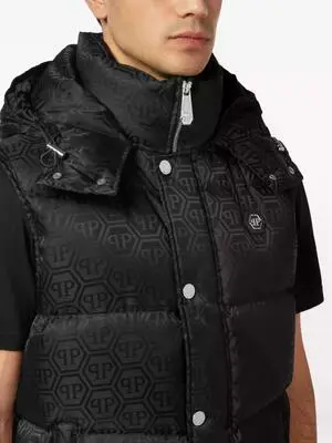 Philipp Plein Monogram Puffer Gilet
