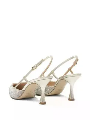 NINALILOU 65mm Crystal-embellished Slingback Pumps