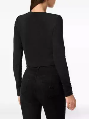 Philipp Plein Cropped Long-sleeved Top