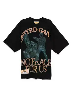 PDF Graphic-print T-shirt - Black